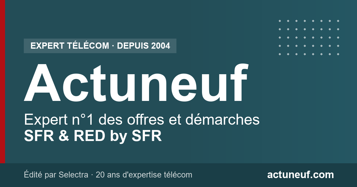 Modem SFR : configurer nb7, nb8 (fibre, THD, ADSL)